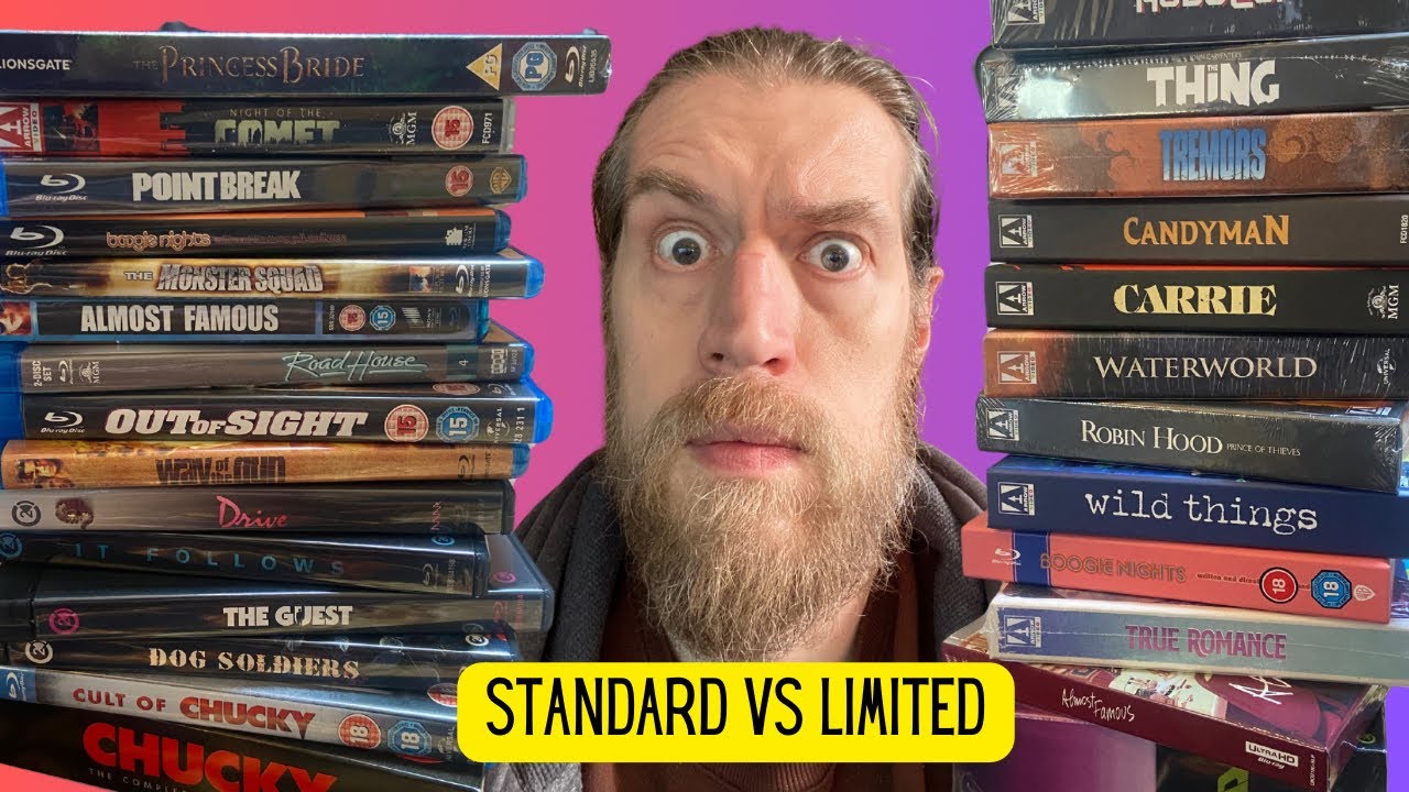 LIMITED EDITIONS vs STANDARD Blu ray releases - Are limited edition ...