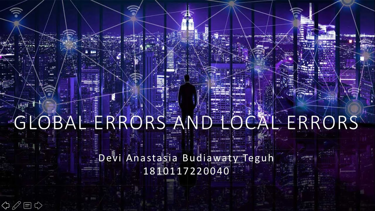 Error Analysis Class Assignment: Global Errors and Local Errors - YouTube