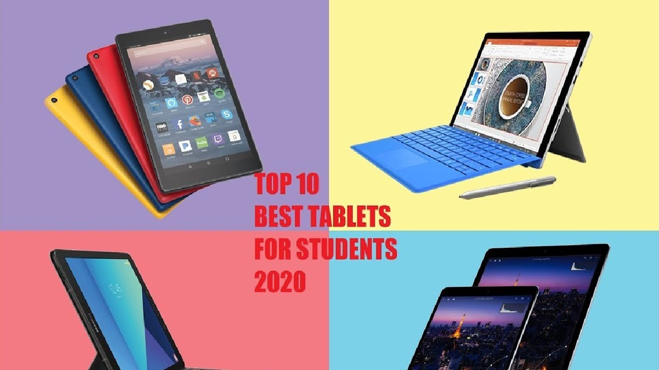 2020 Top 10 best tablets for students - YouTube