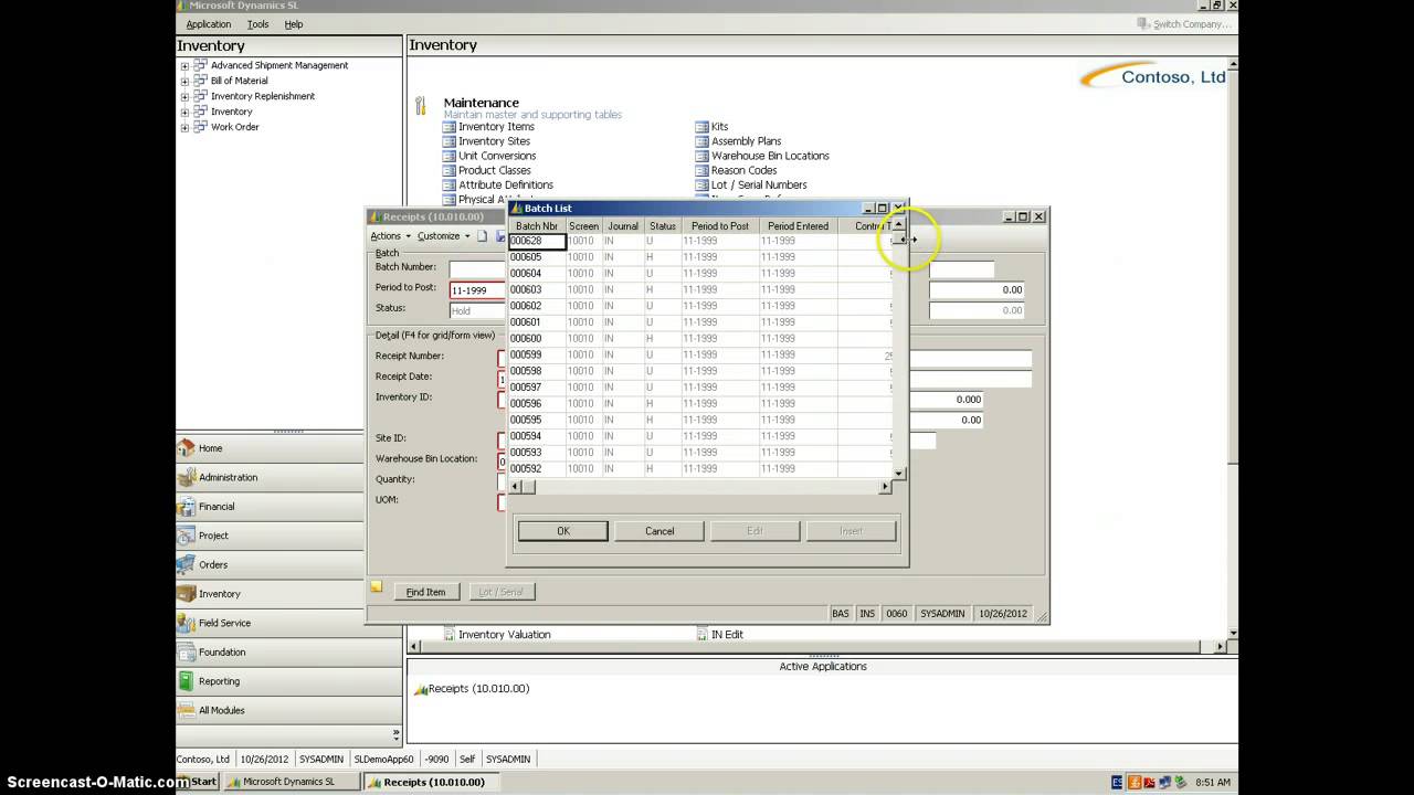 SIG - Microsoft Dynamics Solomon: Transferencia de Inventario - YouTube