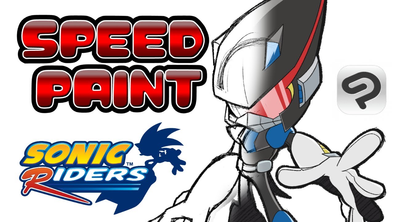 MVPando Art: Sonic IDW: The Phantom Rider Speed Paint - YouTube
