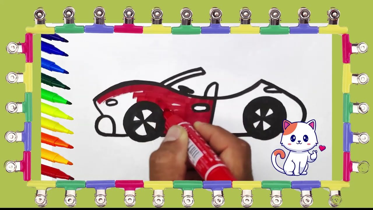 draw CAR / how to draw sport car - YouTube