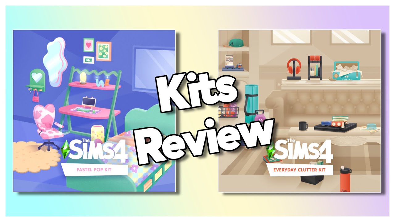 Pastel Pop & Everyday Clutter Kit Review - Sims 4 - YouTube