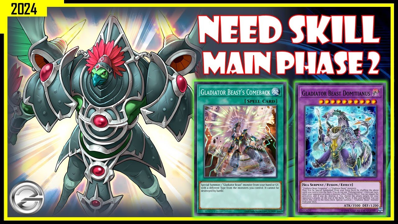 GLADIATOR BEAST DECK NEED SKILL MAIN PHASE 2 DECK GAMEPLAY FEBRUARY ...