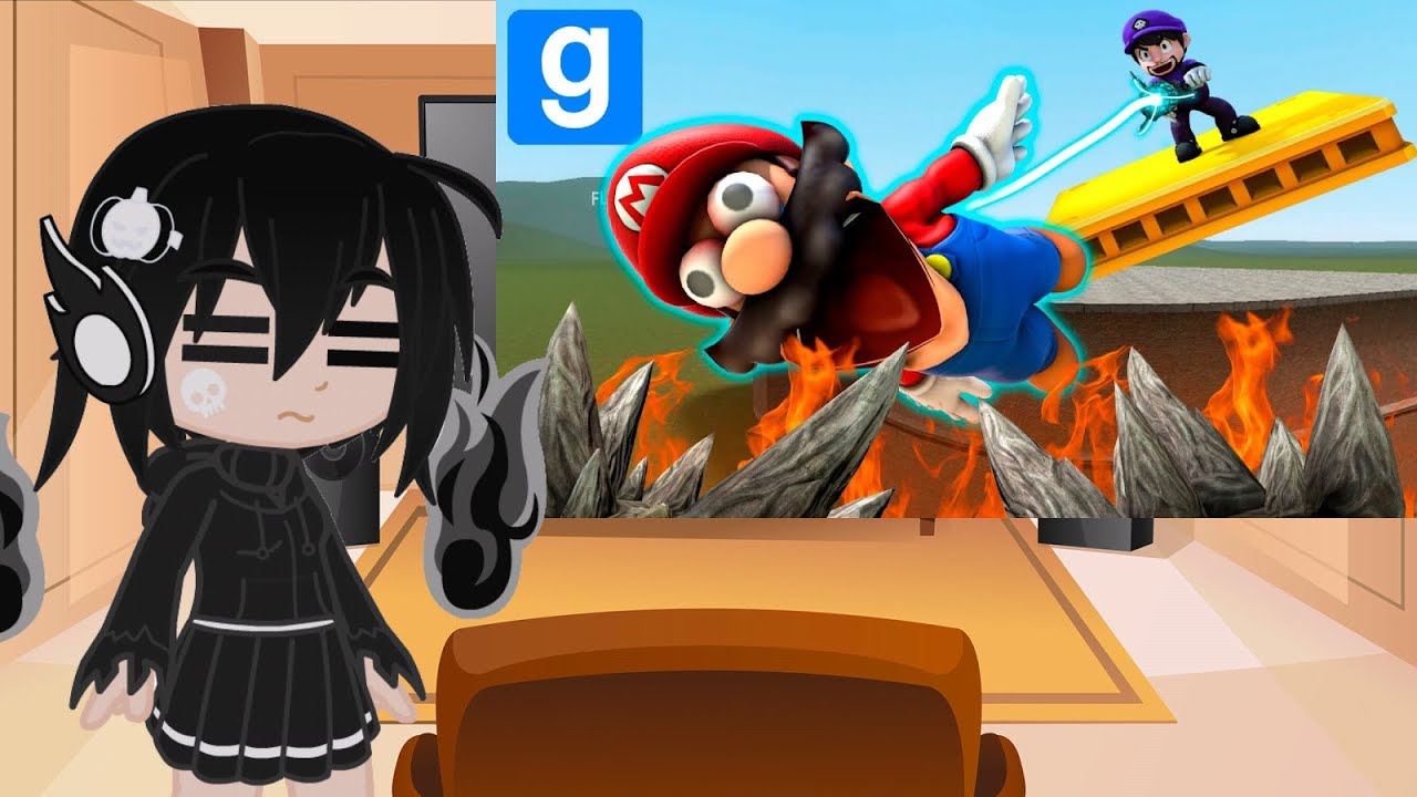 Mob Talker React to Mario Plays Gmod ft. SMG3 - YouTube