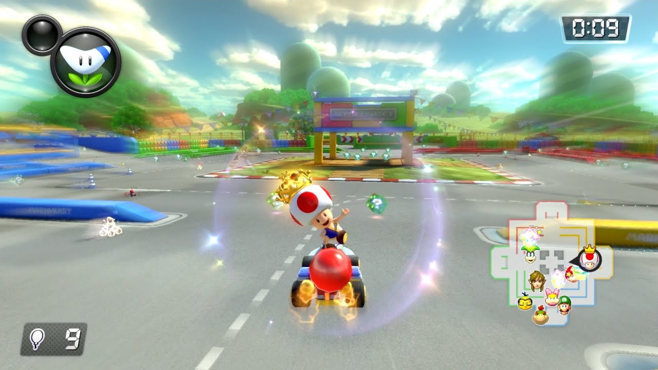 Mario Kart 8 Deluxe | Toad | Balloon Battle - YouTube