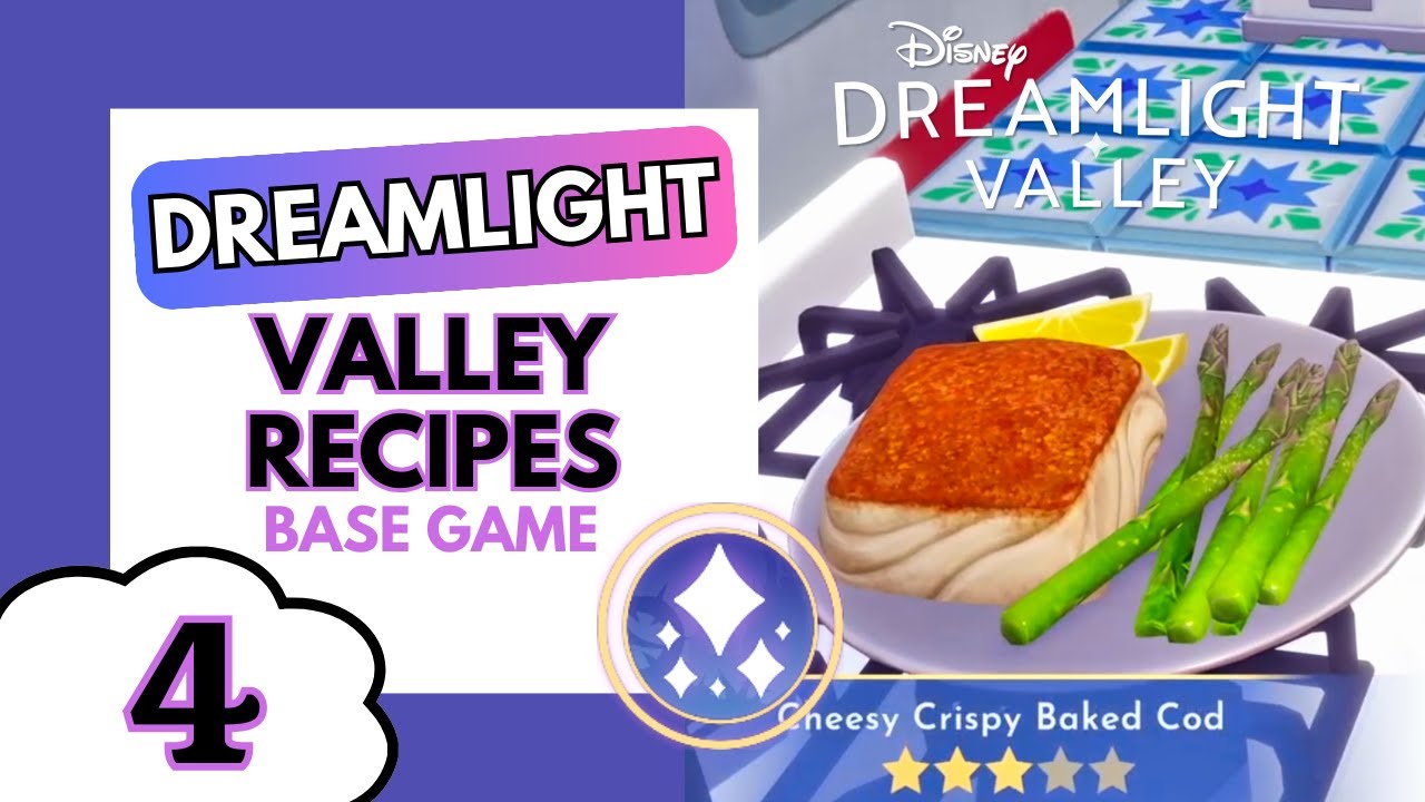 Disney Dreamlight Valley | How To Cook Base Game Entrées | Part 4 - YouTube