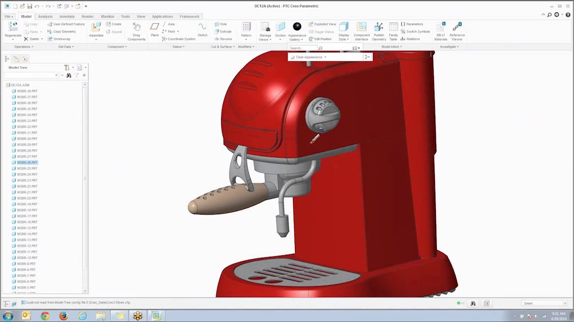 PTC Creo Parametric 3.0 - Get awesome rendered results in real-time ...