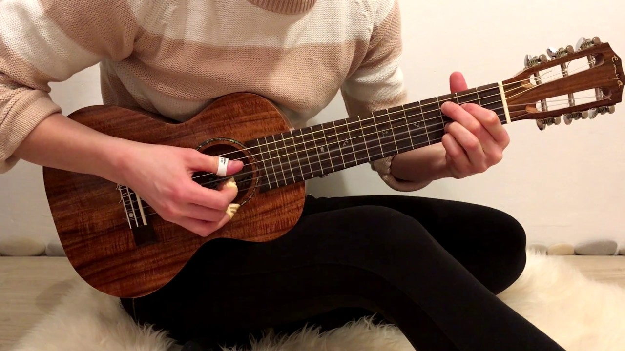 Castle in the Sky Theme Song - Guitalele Cover - YouTube