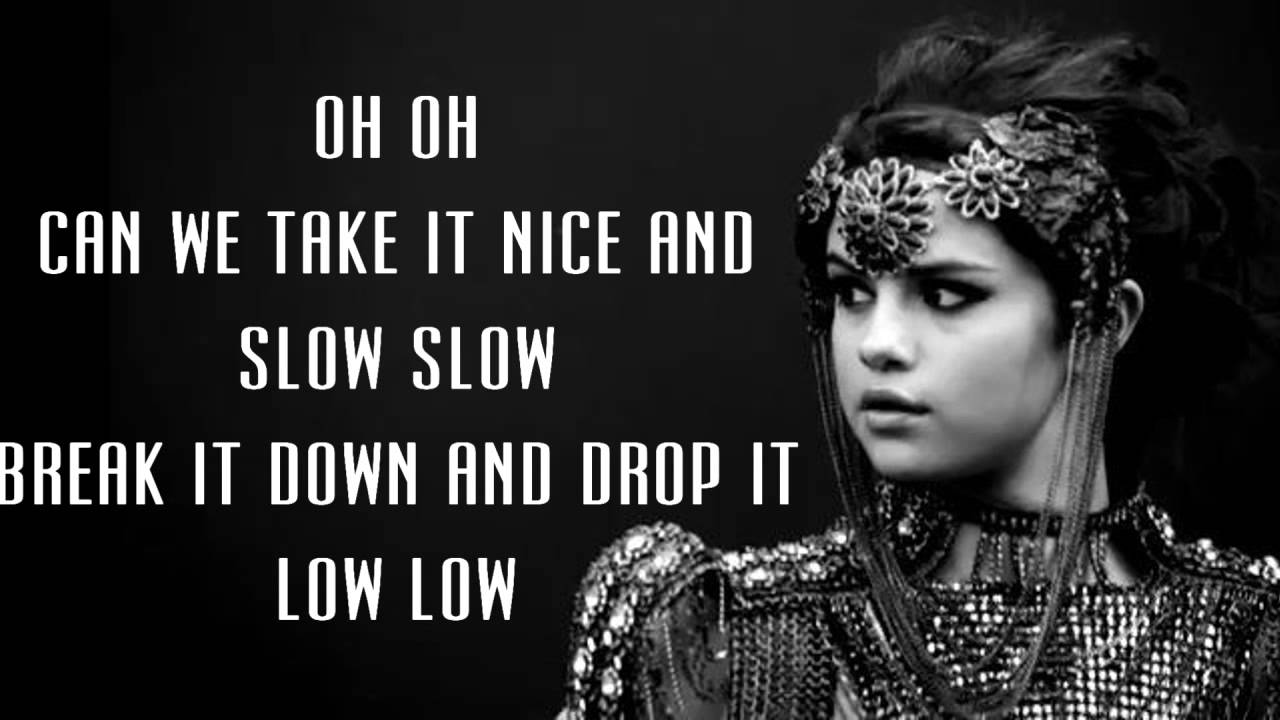 Slow Down - Selena Gomez Karaoke Duet |Sing With Selena!!| - YouTube