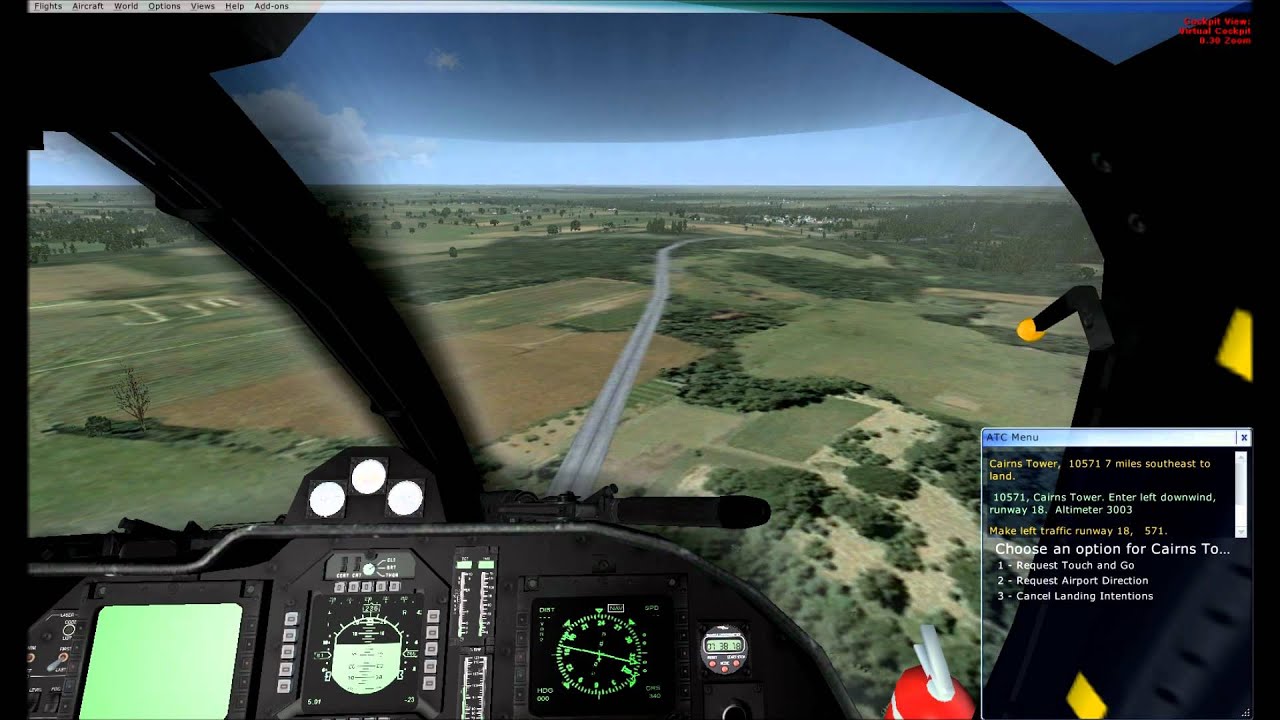 OH-58D Autorotation FSX - YouTube