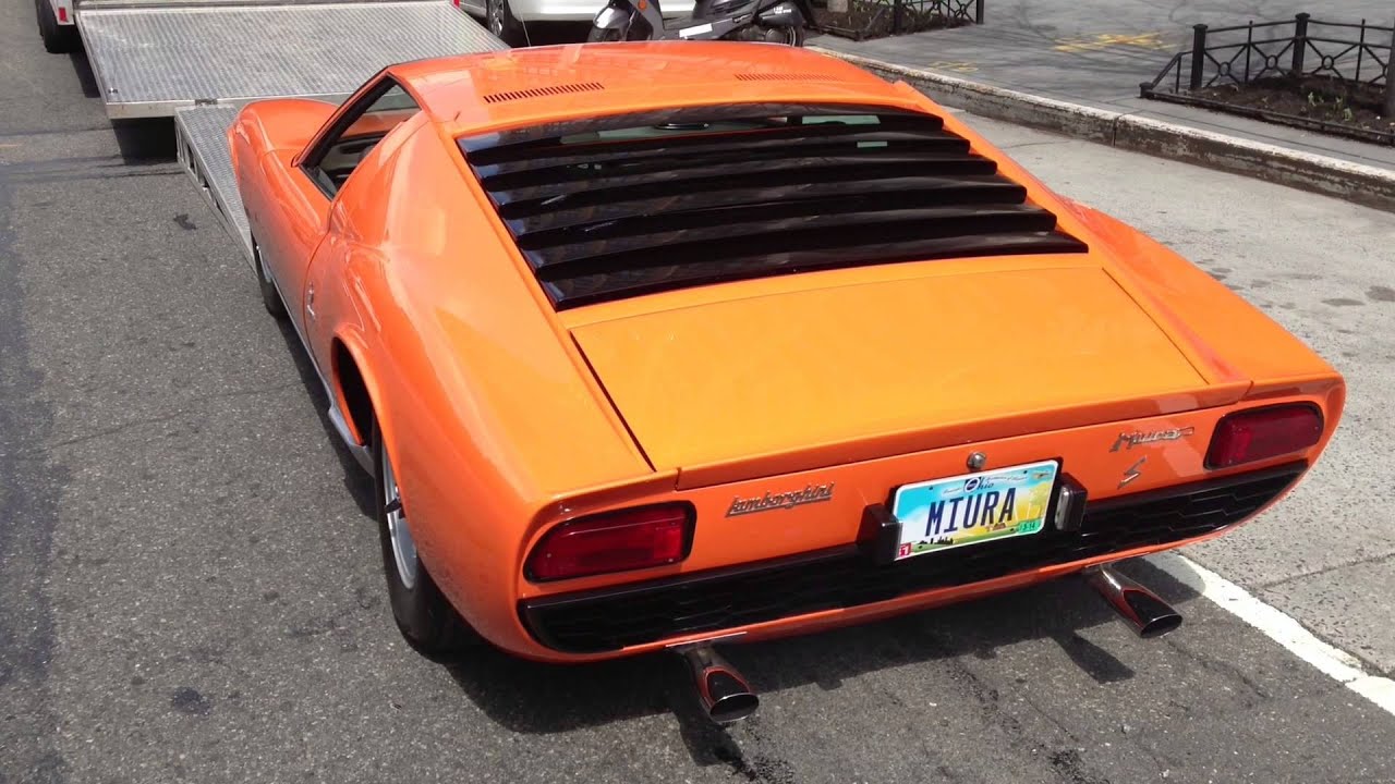 Lamborghini Miura Rear View This Gorgeous, Fully Restored Lamborghini