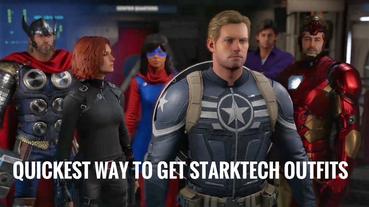 “Quickest way to get StarkTech Outfits” Marvel's Avengers: Mission 16 ...