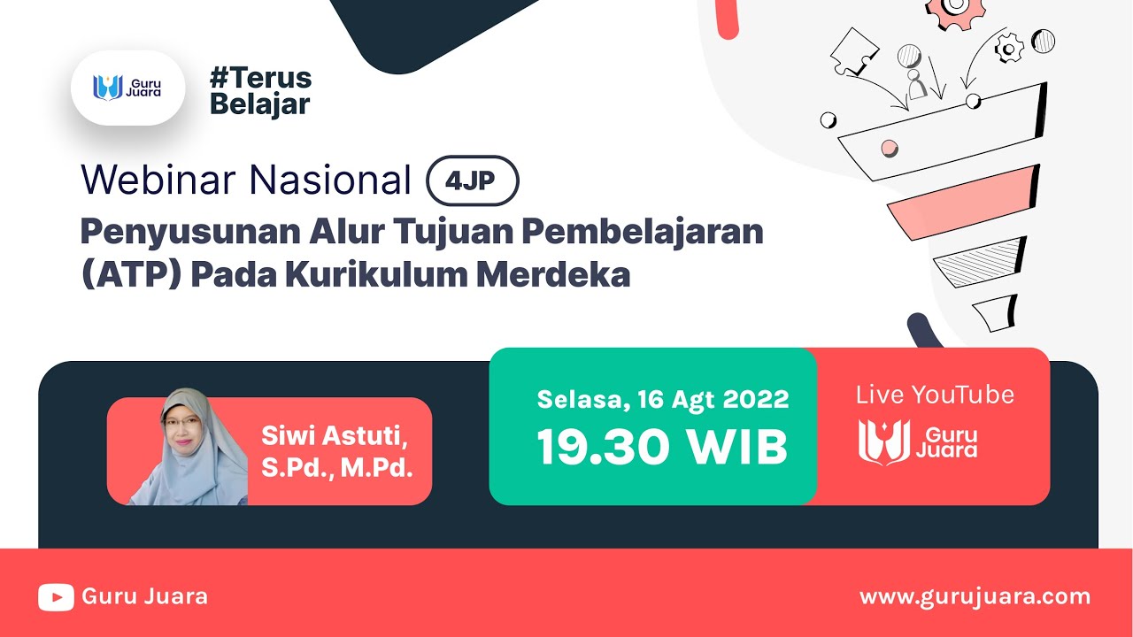 Webinar Guru Juara - Penyusunan Alur Tujuan Pembelajaran (ATP) Pada ...