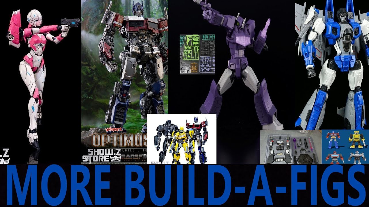 MORE BUILD A FIGURE MODEL KITS! DIFFERENT SCALES, BUILDS AND STYLES BUT ...