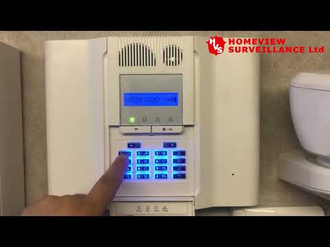 Checking the Troubles and Log on a Visonic Alarm - YouTube