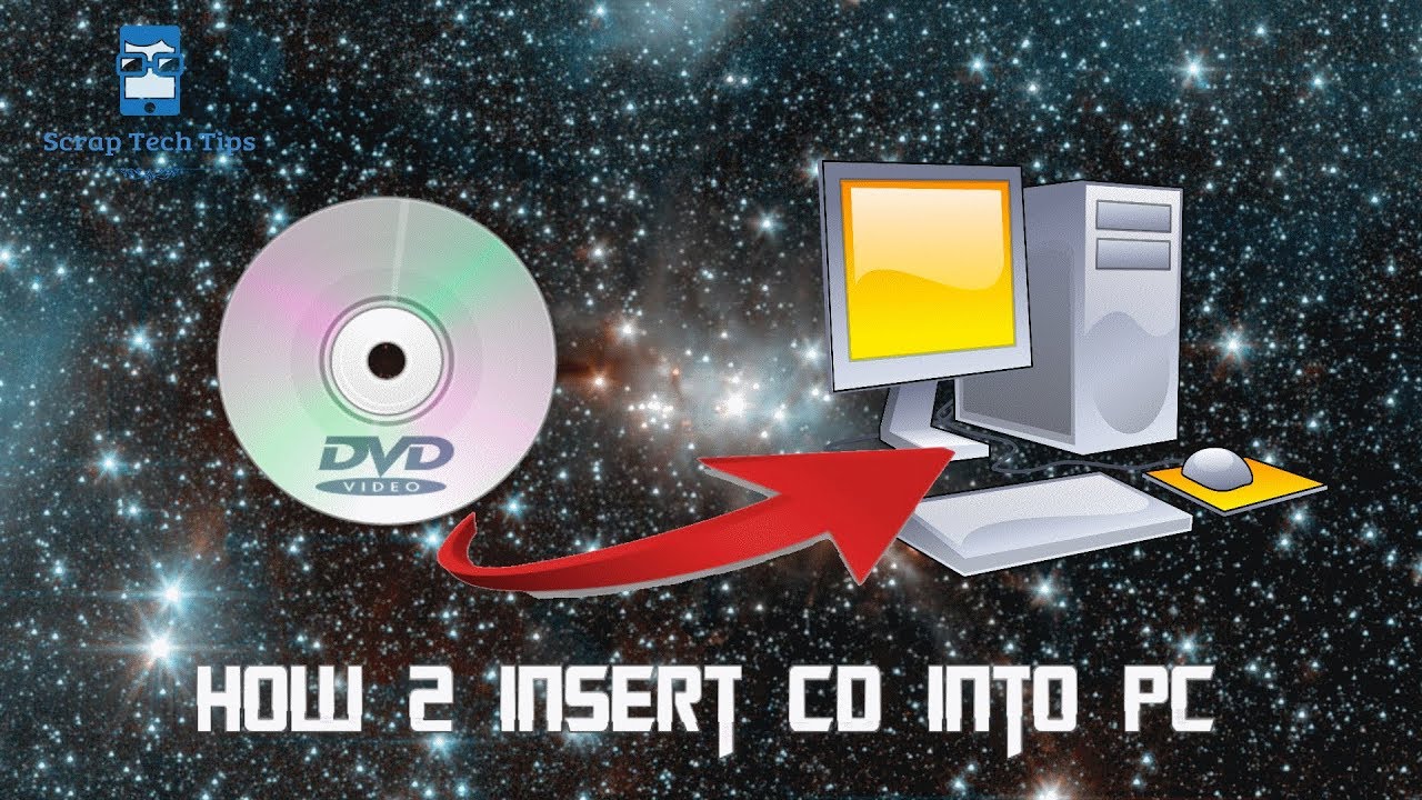 How to Insert a Disk into a pc - YouTube