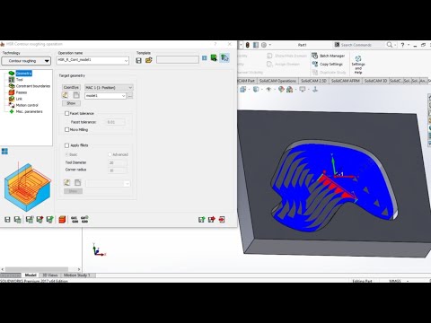 Solidcam. Solidcam Programming. Solidcam 3D HSR. Solidcam Contour ...