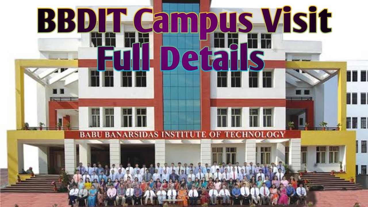 BBDIT college of pharmacy Duhai Ghaziabad// Full video BBDIT college - YouTube