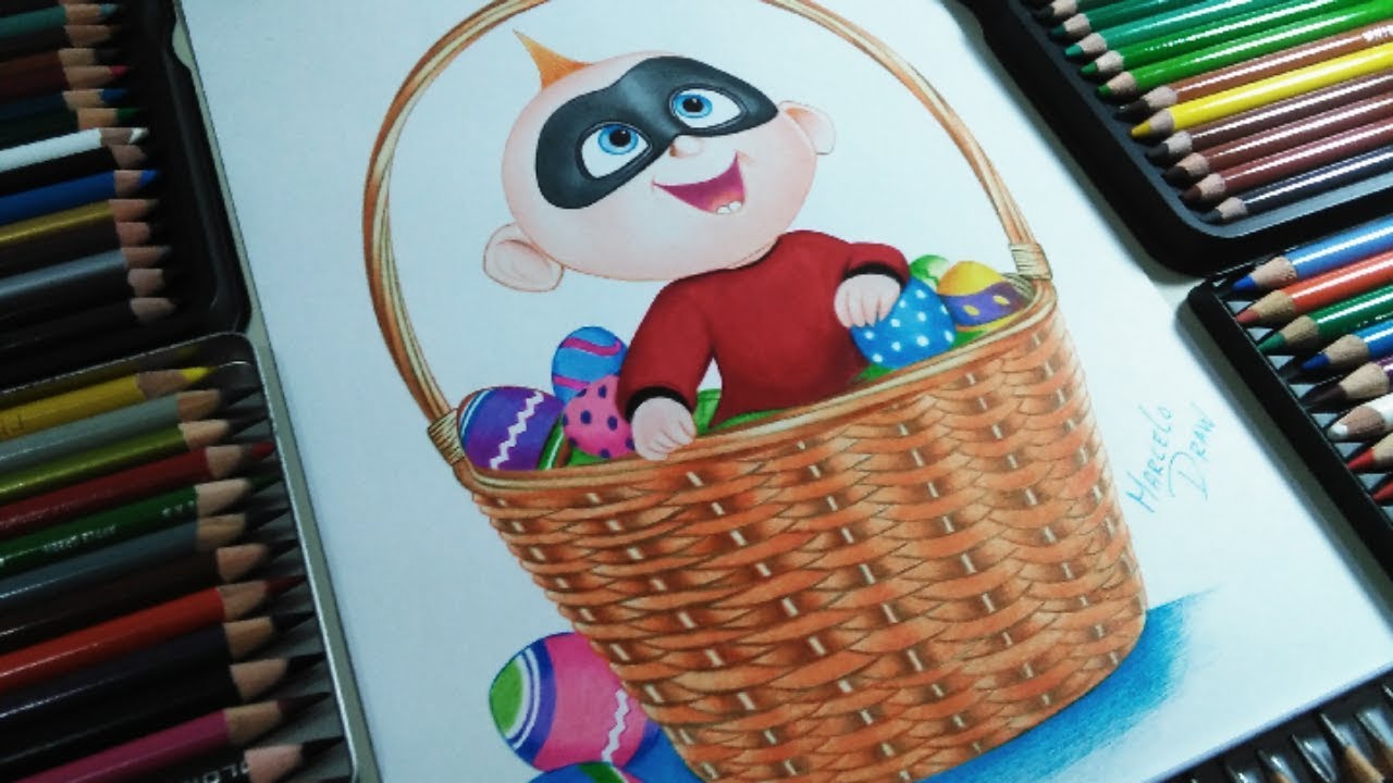 Como Dibujar A Jack Jack Parr, Dibujos De Disney, MarceloDraw, - YouTube