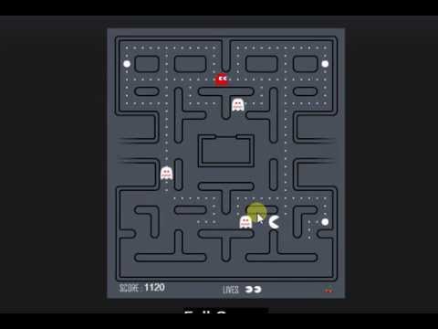 Pac-Man Run Through - YouTube