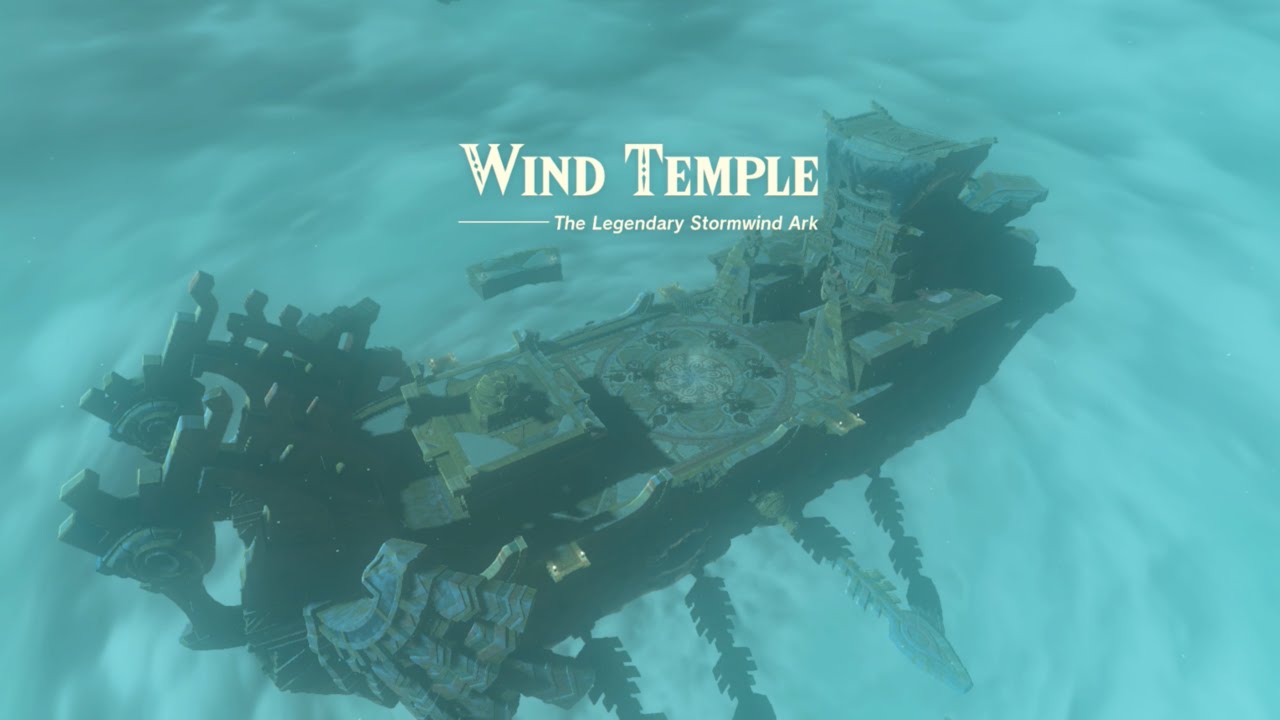 Tears of the Kingdom - Wind Temple - Lock - B1 - Center - YouTube