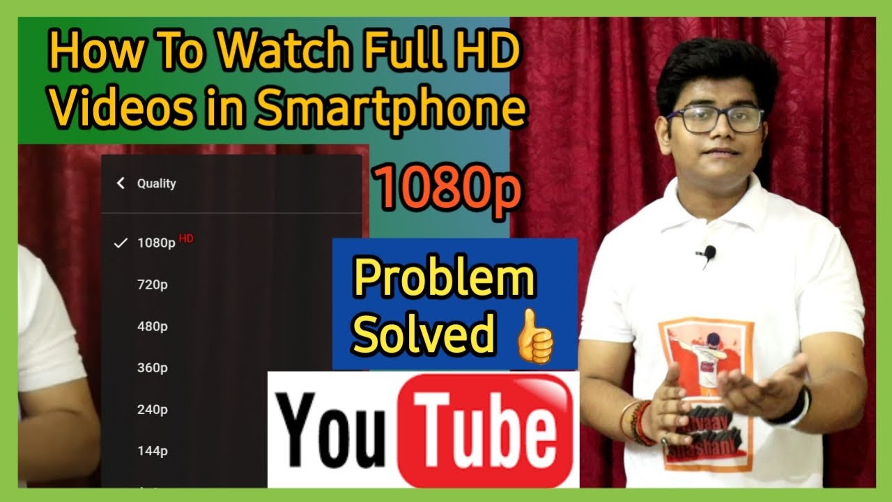 How To Watch Full HD Video On YouTube | 1080p videos On Mobile | - YouTube