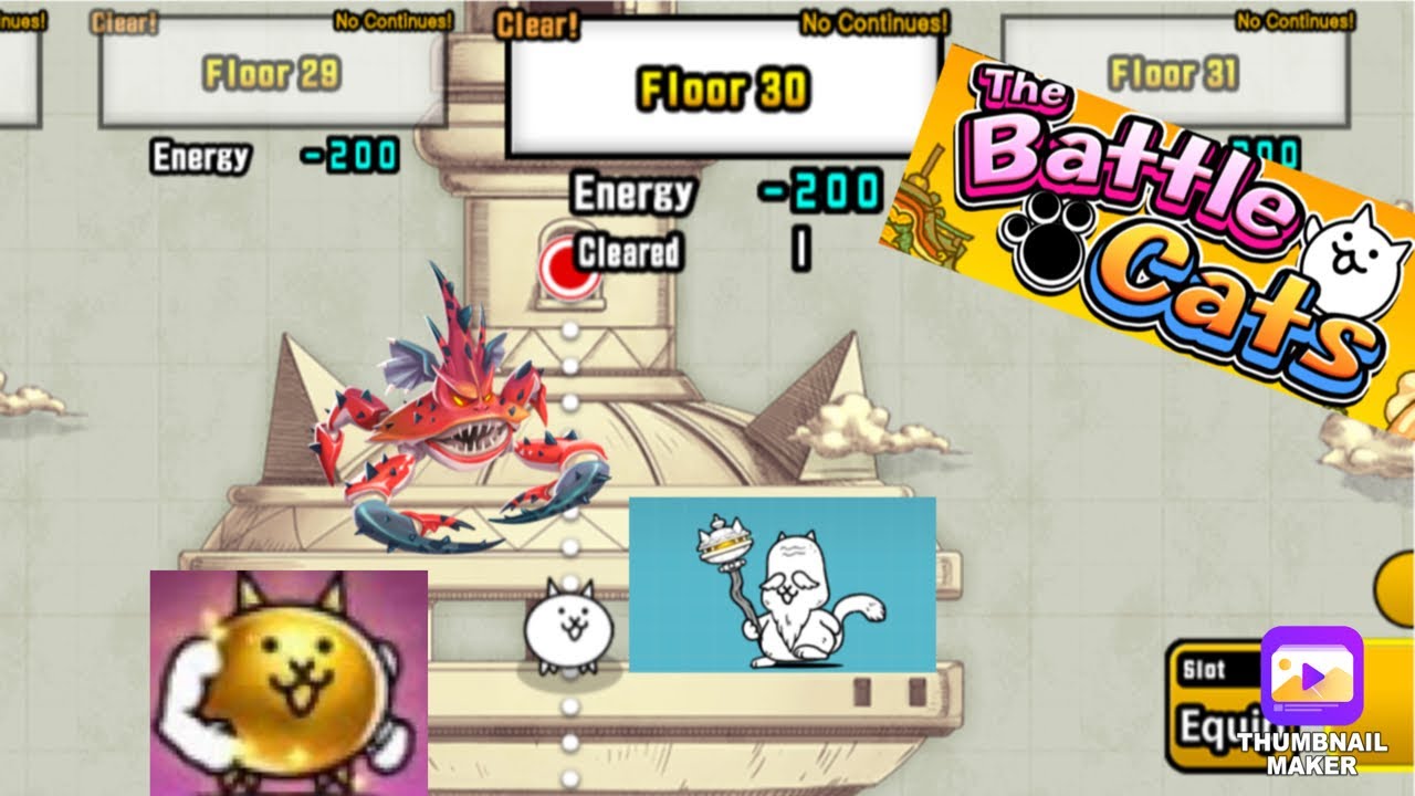 UNLOCKING GLITTERING MACHO CAT TO BEAT FLOOR 30 OF THE HEAVENLY TOWER ...