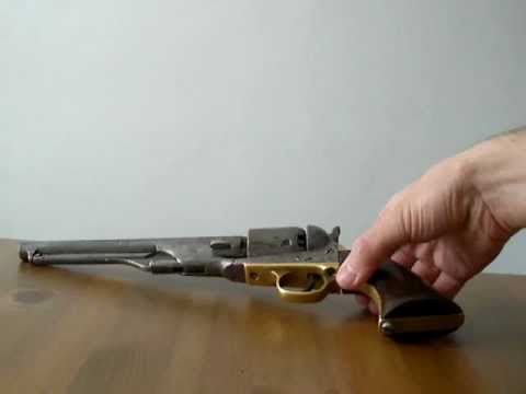 Colt M1861 Navy Percussion Revolver - YouTube