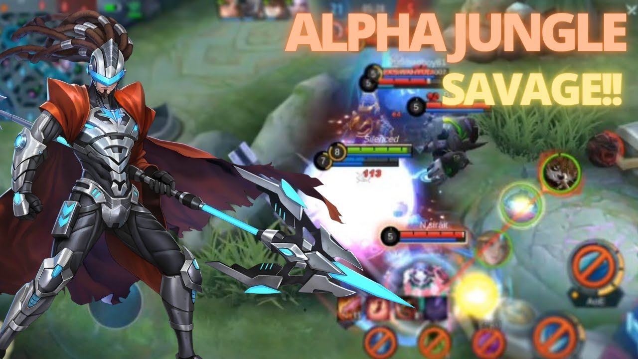 Alpha Savage vs 5 Tanks!! | Alpha Jungle | Mobile Legends Highlight # ...