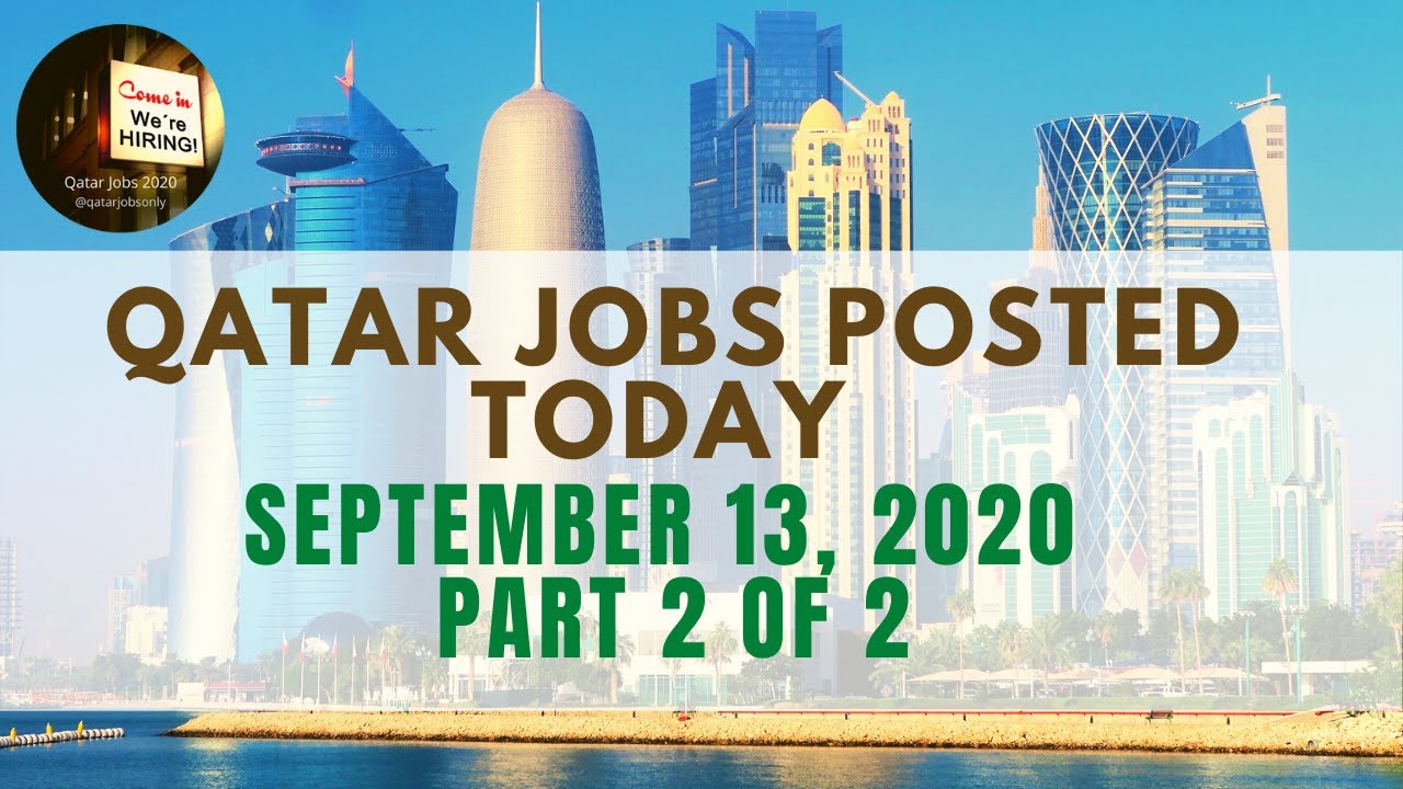 JOB VACANCIES POSTED SEPTEMBER 13, 2020 PART 2 OF 2 - YouTube