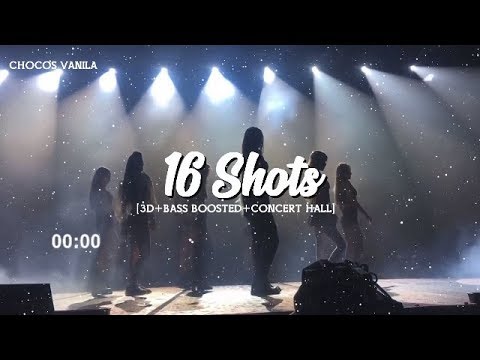 [3D+BASS BOOSTED+CONCERT HALL] BLACKPINK(블랙핑크) - 16 SHOTS (STEFFLON DON) COVER