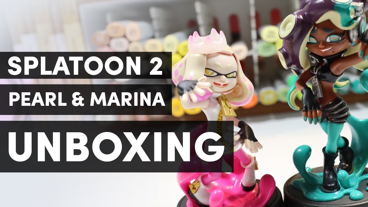 Pearl & Marina SPLATOON 2 AMIIBO UNBOXING! - YouTube