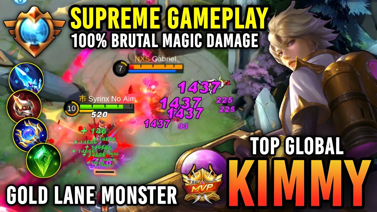 KIMMY BEST BUILD 2023!! Top Global Kimmy 6000+ Match - Kimmy Supreme ...