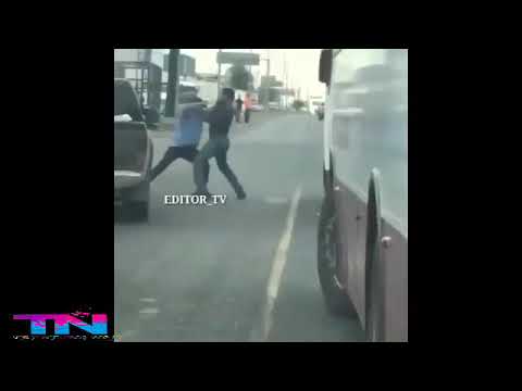 Real Street Fight caught in editors camera! - YouTube