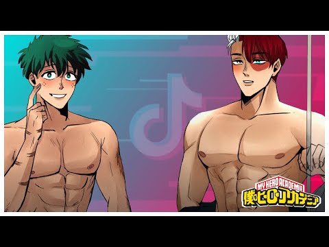 TikTok Naked Challenge Girls Reactions MHA Edition (My Hero Academia Comic Dub)