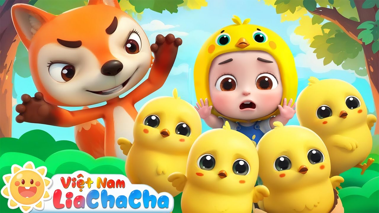 🐤 Câu chuyện về đàn gà con 🐷 Lia và ChaCha trong trang trại | LiaChaCha ...