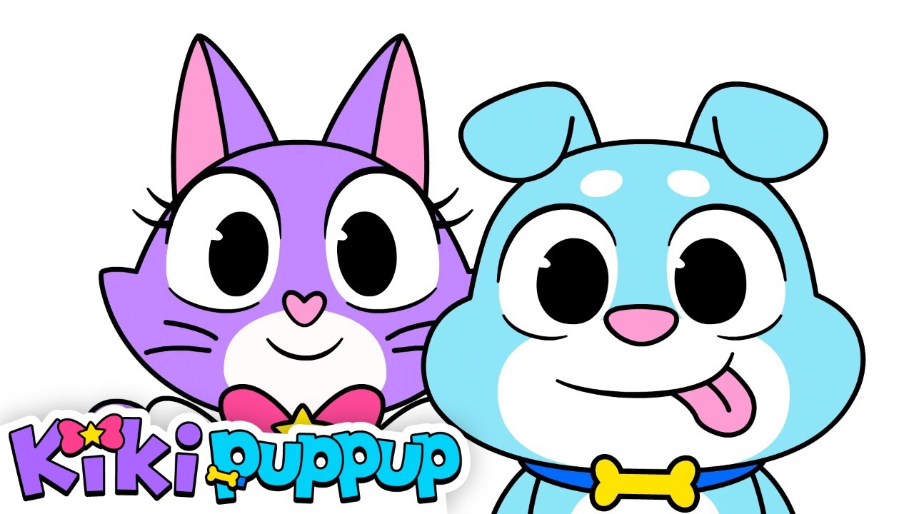 Meet Your New Friends, Kiki🐱 & Puppo🐶 | Animal Songs | Kikipuppup ...