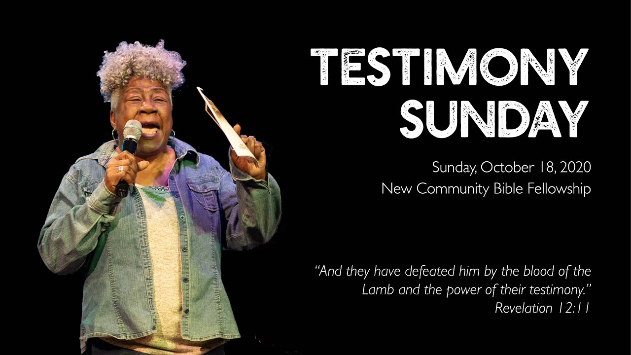 TESTIMONY SUNDAY | Sunday, October 18, 2020 - YouTube