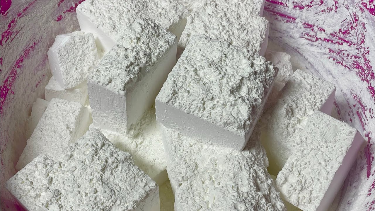 16 Fresh Unbranded Chalk Blocks with Cornstarch - YouTube