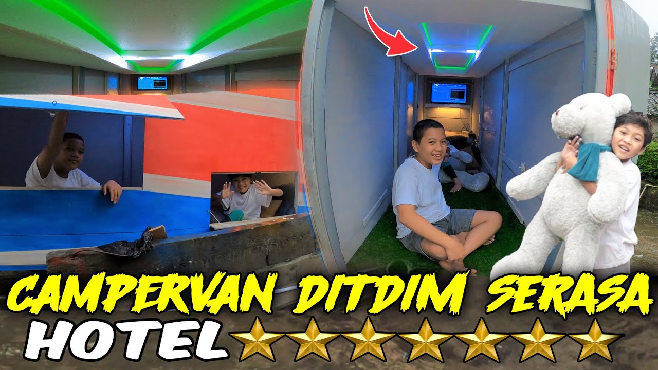 HOTEL MEWAH DITDIM READY!! MODIFIKASI INTERIOR CAMPERVAN DITDIM - YouTube