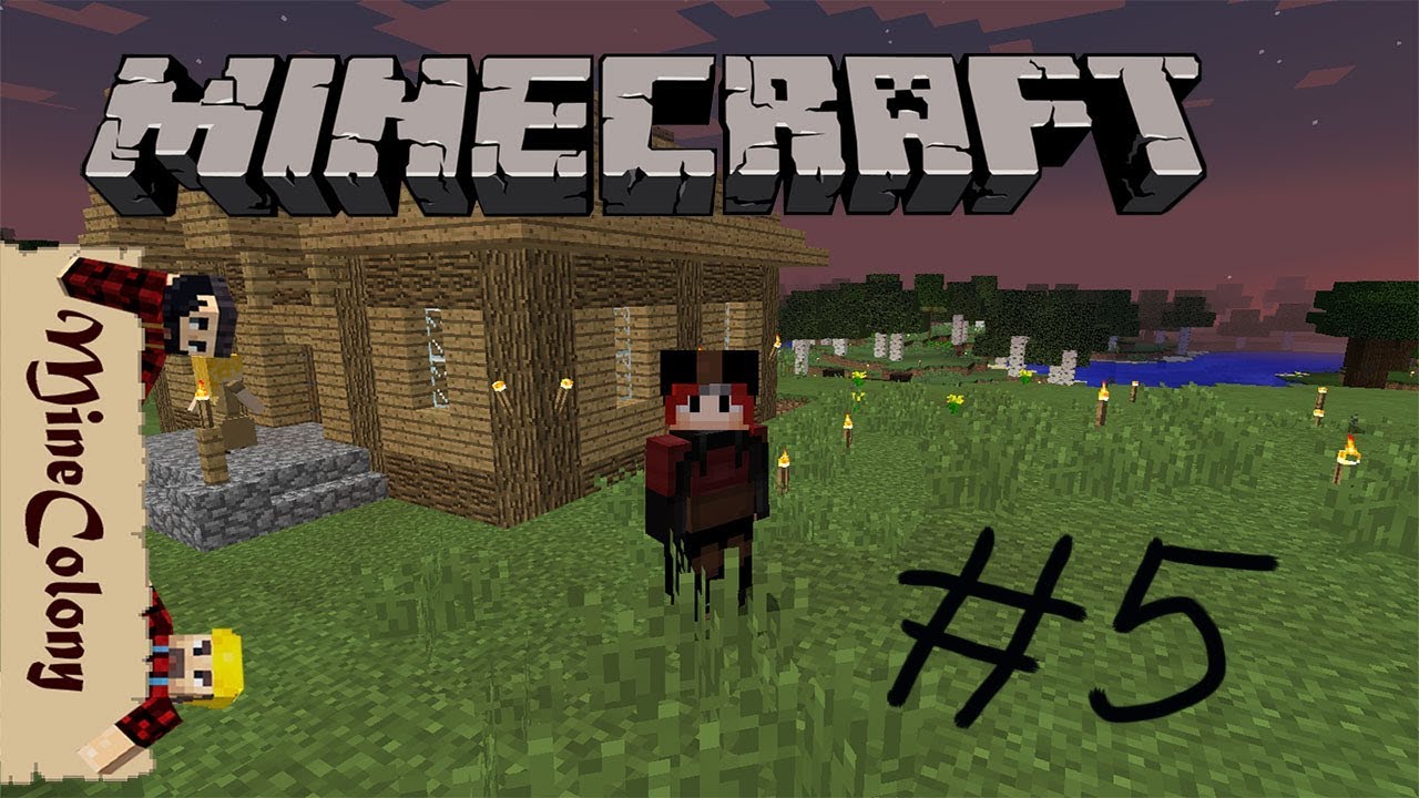 minecraft mods minecolony part 5 แฟนยุ่งเลยหนีมาเล่น - YouTube