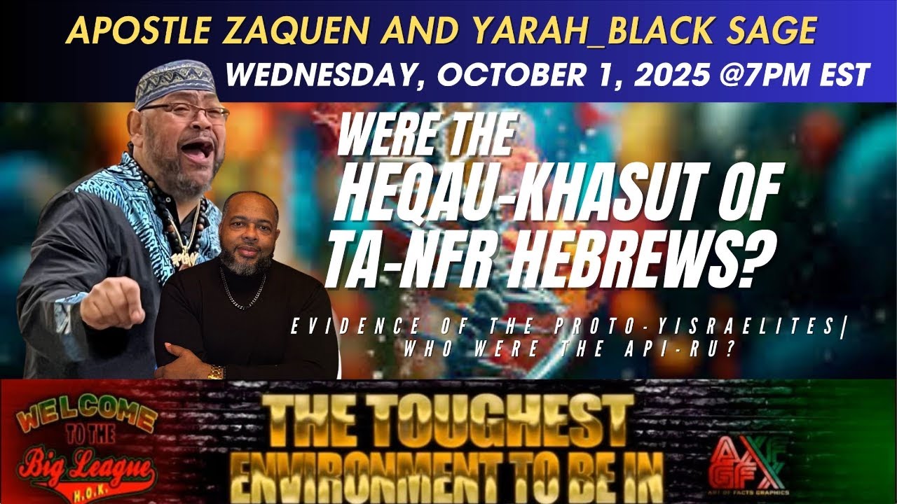 Apostle Zaquen And Yarah Black Sage: Were The Heqau-Khaut Of Ta-Nfr ...