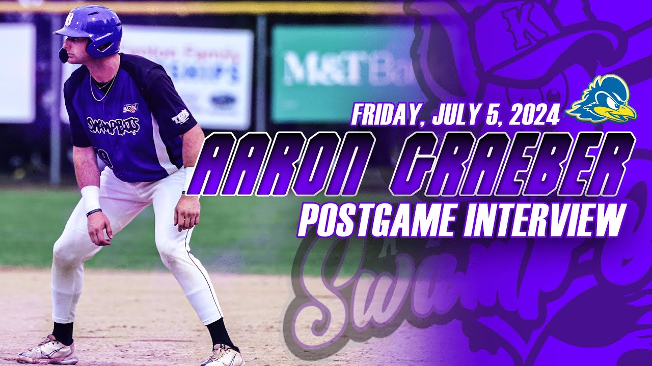 Aaron Graeber Postgame Interview 7/5/2024 - YouTube