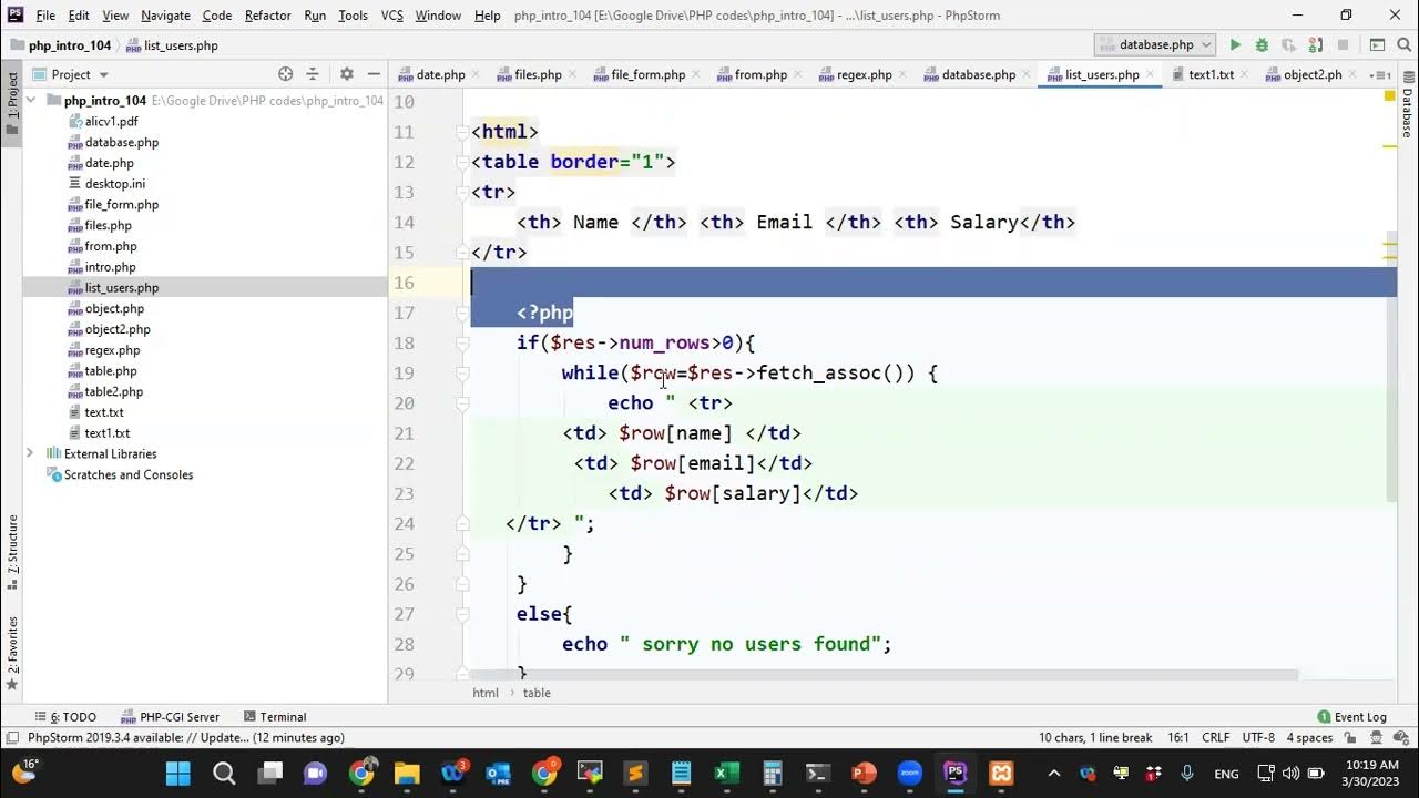 web2 Lecture09 Database2+ sql injection - YouTube