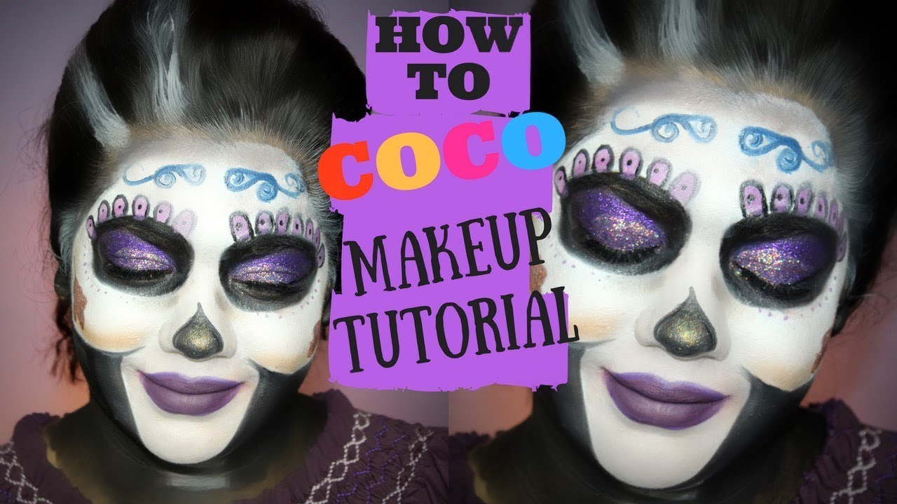 Disney Pixar's COCO Makeup Tutorial | Adrie Dee - YouTube
