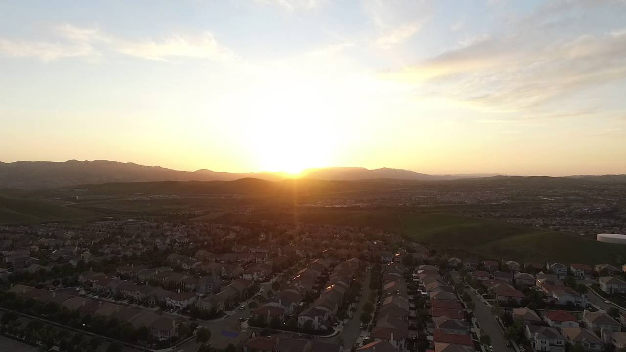 Aerial View of Sunset San Ramon CA - YouTube