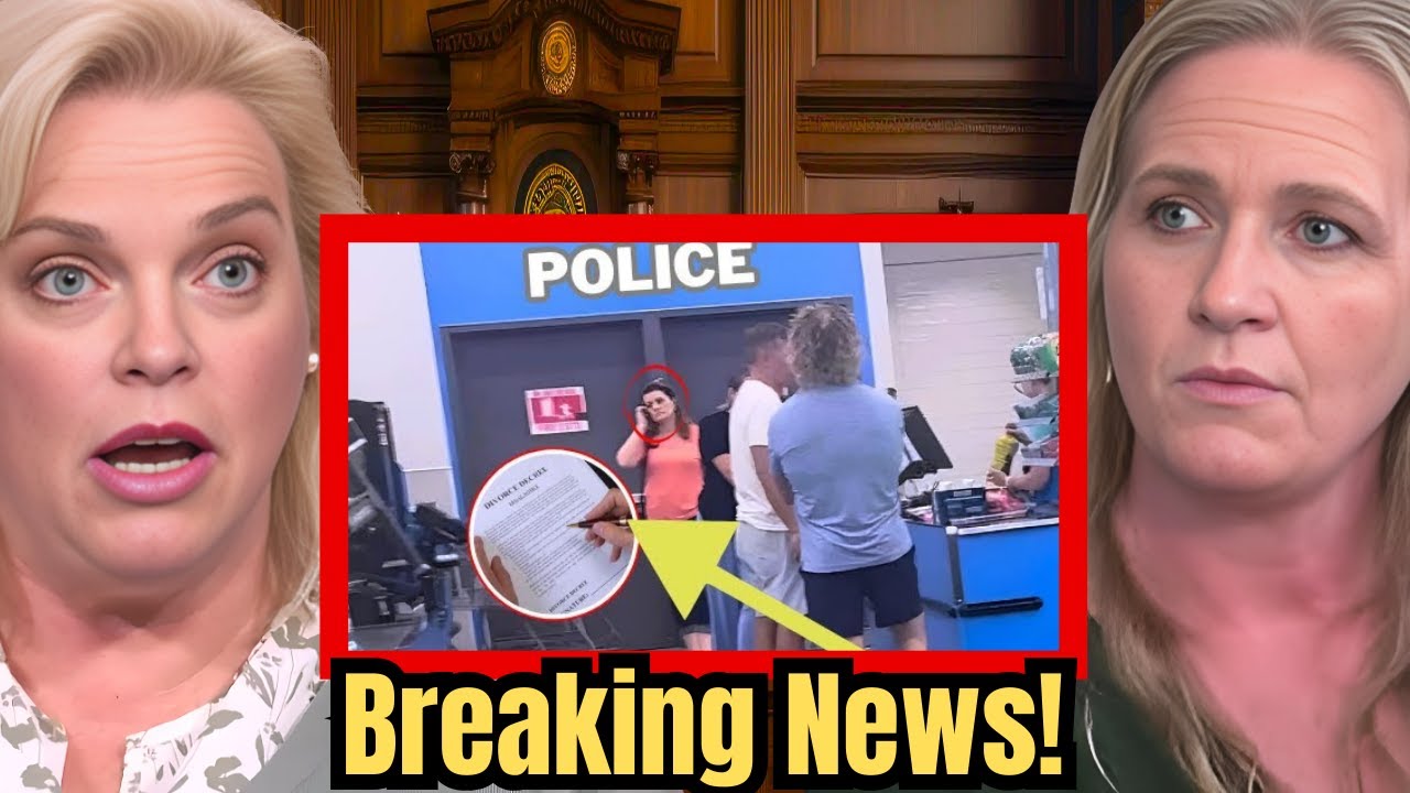 Kody signed the divorce papers after escorting Robyn to the police ...