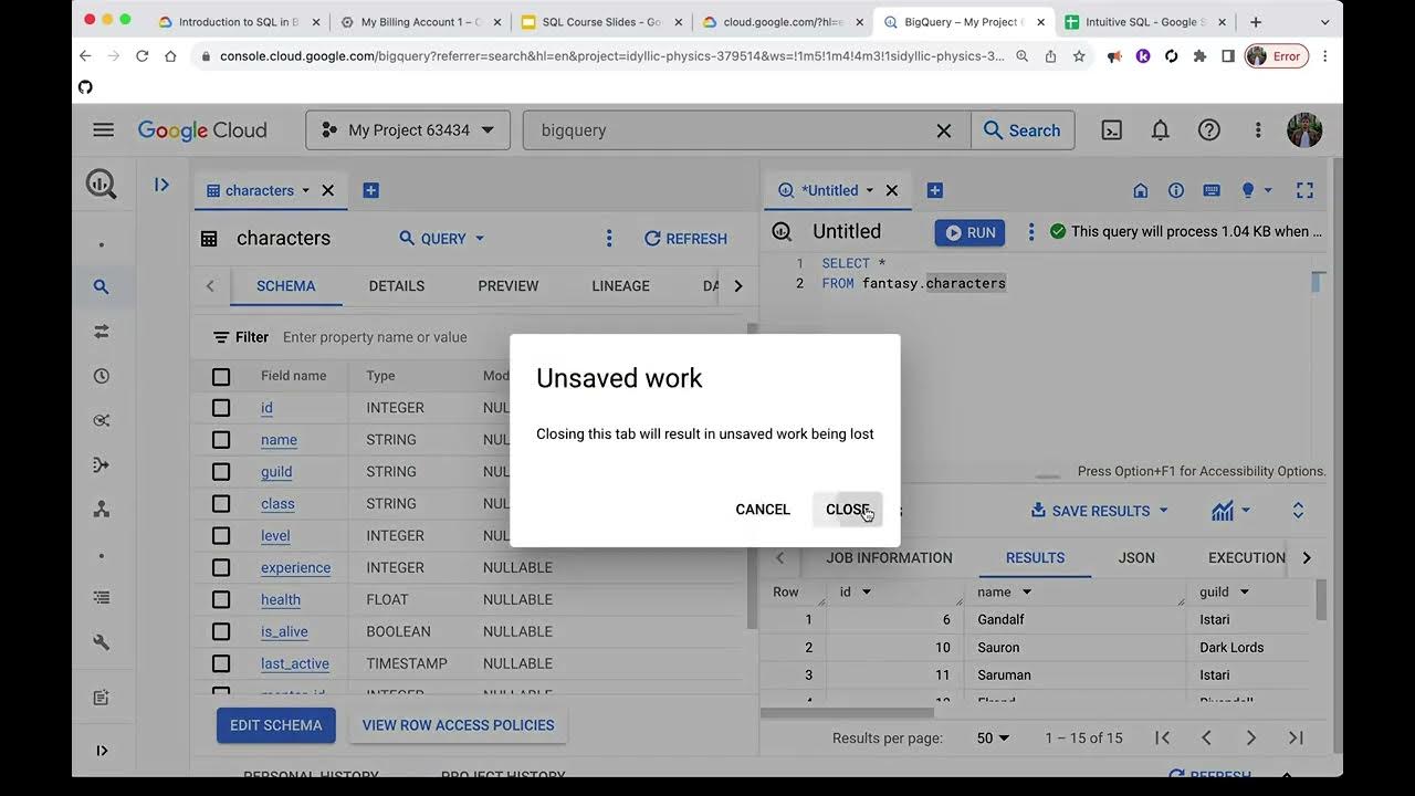 Intuitive SQL For Analytics | Running our first query - YouTube