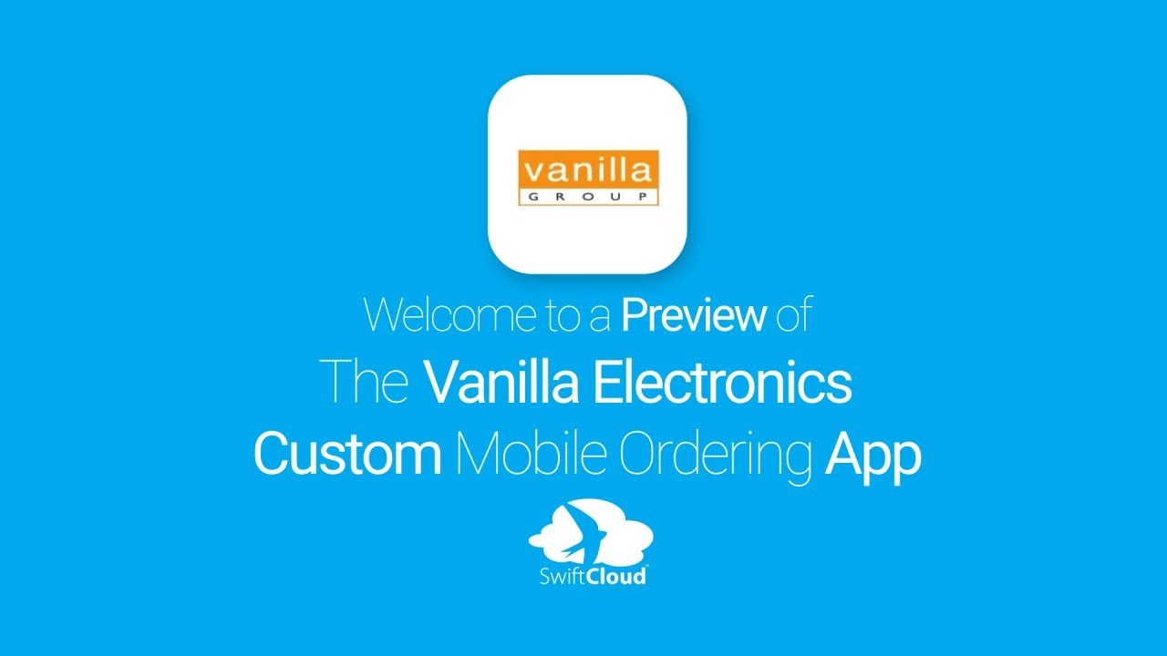 Vanilla Electronics - Mobile App Preview - VAN156W - YouTube